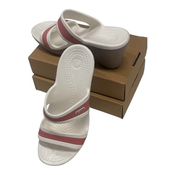 CROCS | Shoes | Crocs Shima Double Strap Platform Wedge Sandal Womens ...